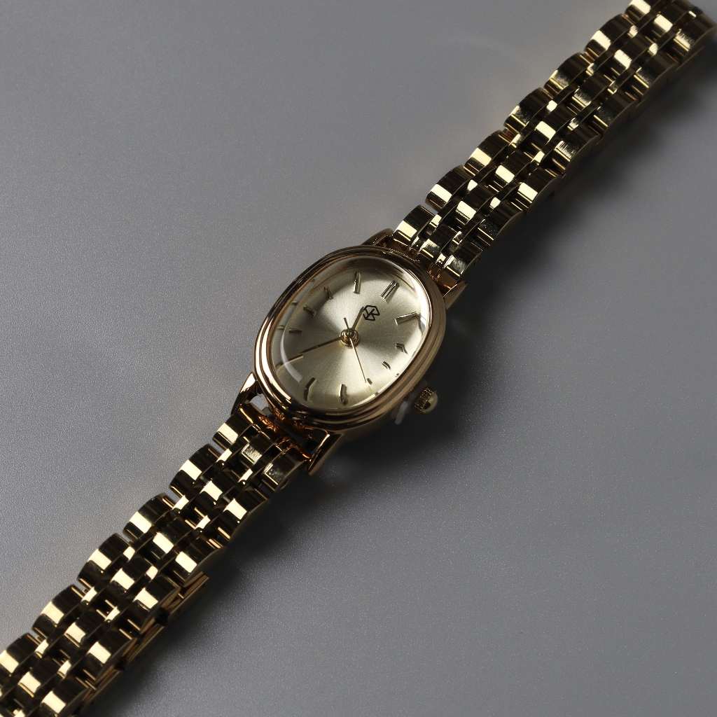 HB Jewelry DEMETER Minimalist Retro Oval Fashion Brushed Strap Watches ...