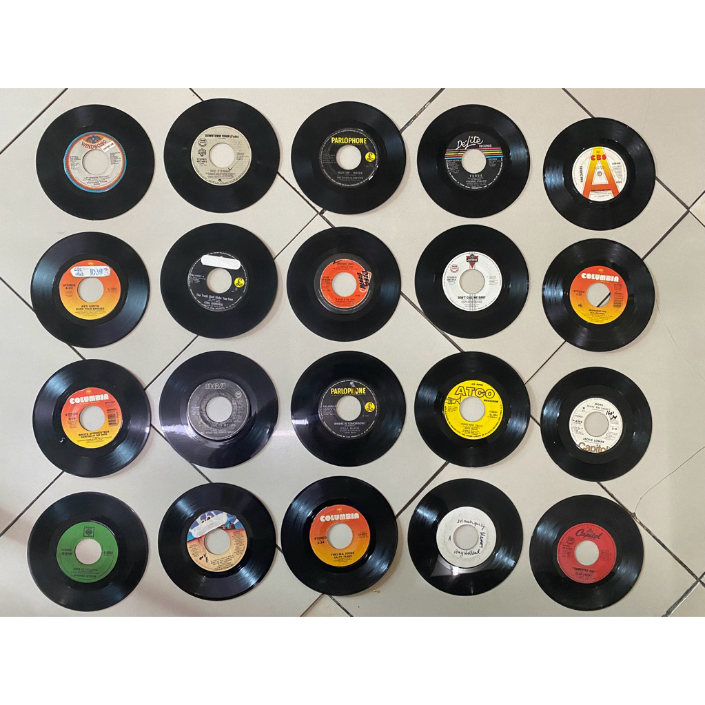 SUPER SALE MUSIC VINYL 45 RPM 7” - Amy Holland Rod Stewart Bruce ...