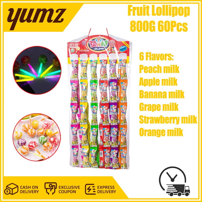 Neon Light Lollipop 60pcs | Shopee Philippines