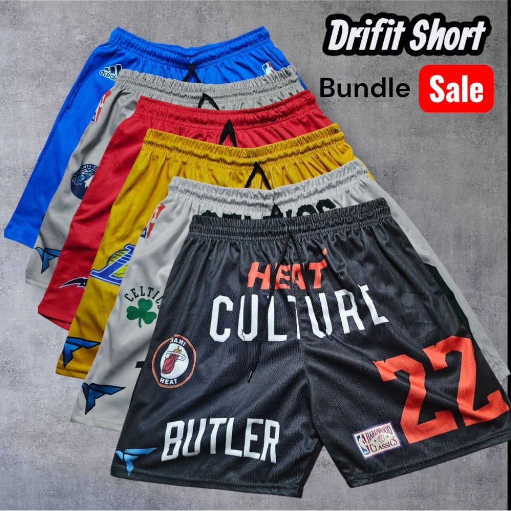 Sulit Assorted color Drifit Shorts Jersey Style Above Knee Basketball ...