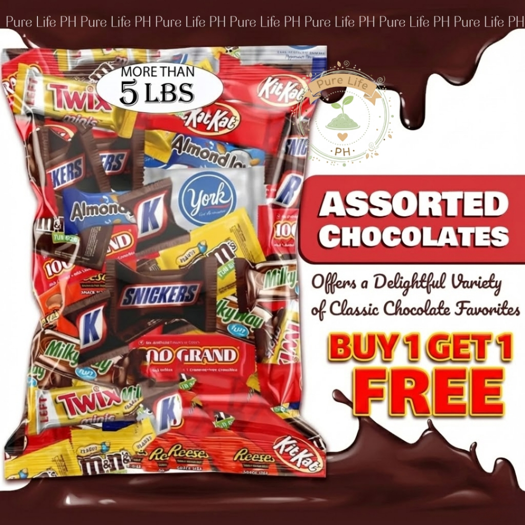 B1T1 - 5 Flavors Assorted Chocolate 420 Grams Snack Dessert 250g - 500g ...
