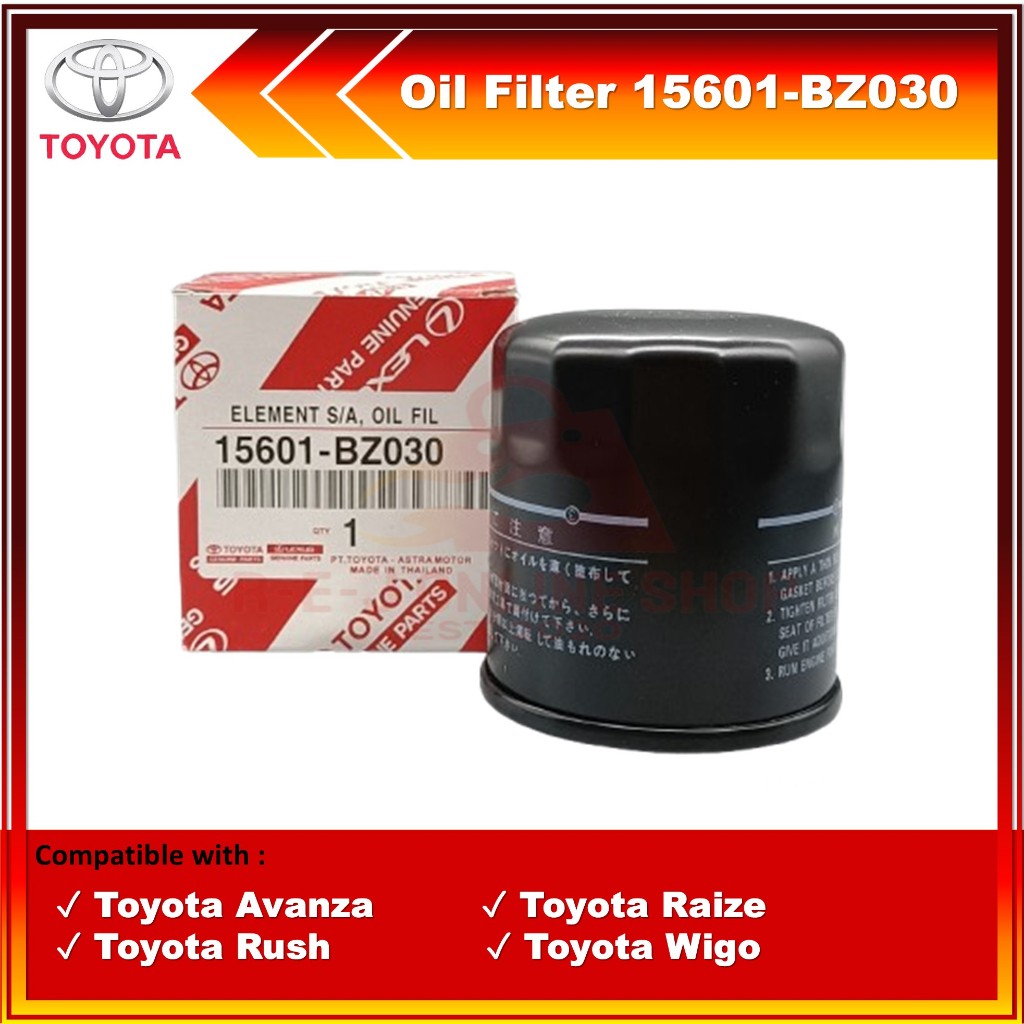 Oil Filter (15601-BZ030) Toyota Avanza, Toyota Rush, Toyota Wigo, Raize ...