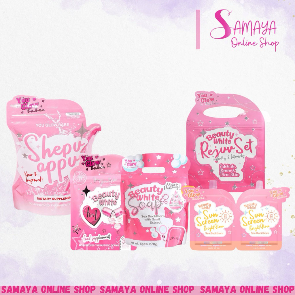 (YOU GLOW BABE) SHEPU APPU, BEAUTY WHITE CAPSULE, BEAUTY WHITE SOAP ...