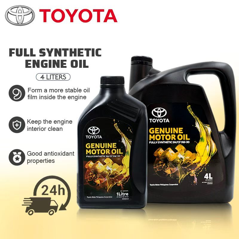 Toyota Motor Oil Genuine Fully Synthetic 5W-30(SN/CF)1L For Petrol ...