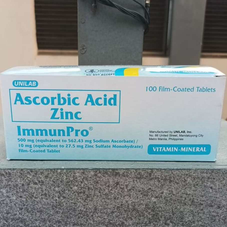 IMMUNPRO Ascorbic Acid Zinc 500mg (sold per pc) | Shopee Philippines