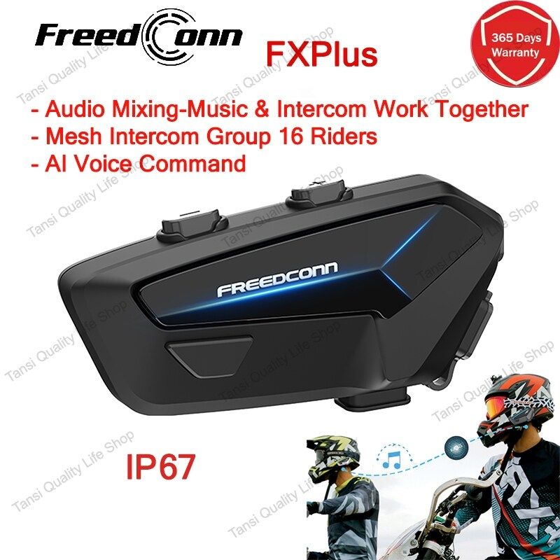 [BUY 1 TAKE 1] New Freedconn FX Plus Mesh Intercom Auto-Reconnect Group ...