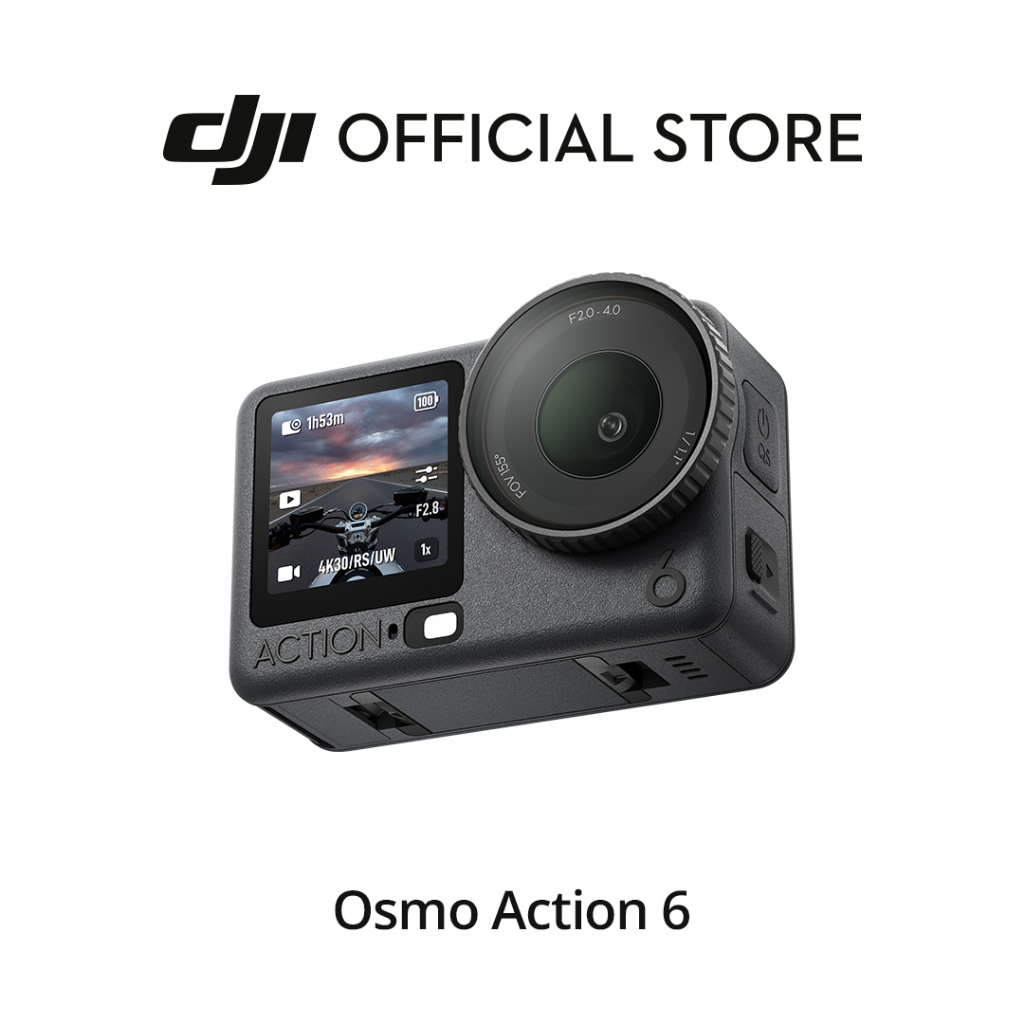 DJI Osmo Action 6 - 1/1.1” Sensor | 4K HDR | 240-min Battery | 50GB ...