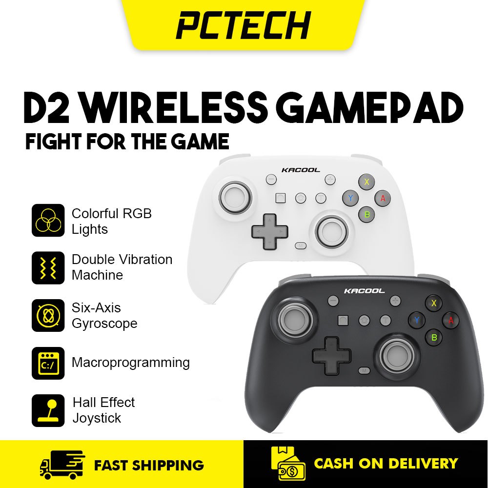 Kacool Wireless Game Controller Double Vibration Machine Six-Axis ...