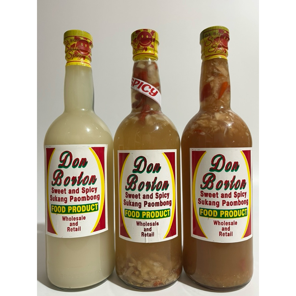 Don Borton Sukang Paombong 750ML *Maximum 5 Bottles Per Order* | Shopee ...