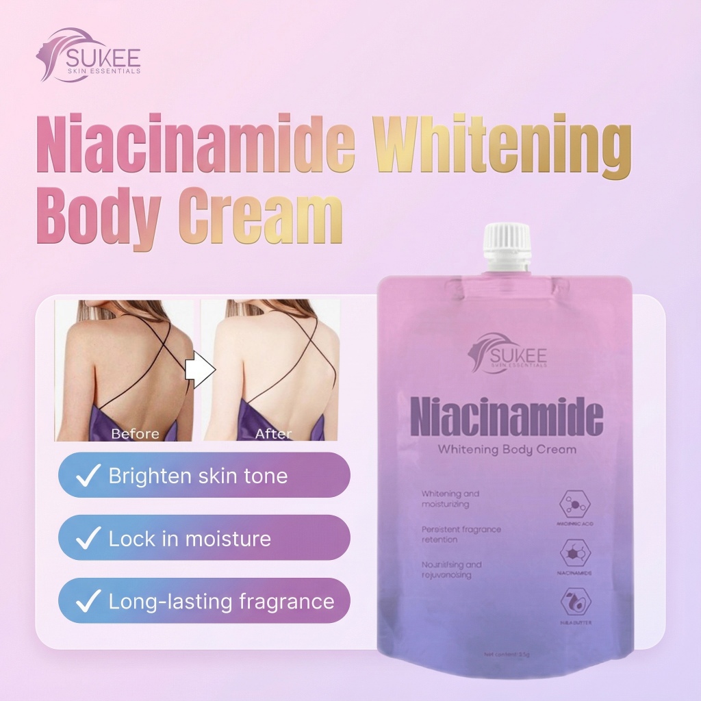 SUKEE Niacinamide Whitening Body Cream Removes Melanin/Improves Dark ...