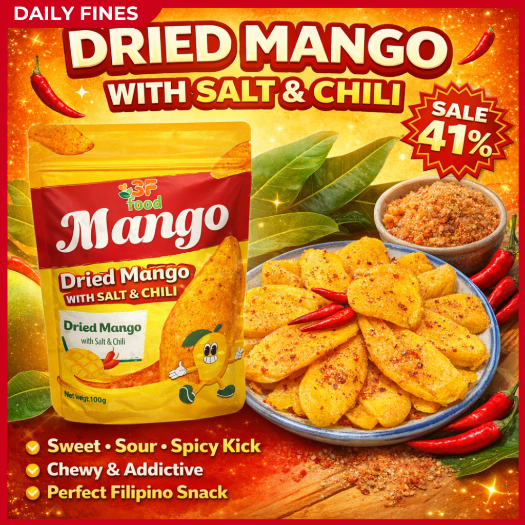 3F FOOD Spicy Dried Mangoes Fruits Salt And Chili from Vietnam 100g ...