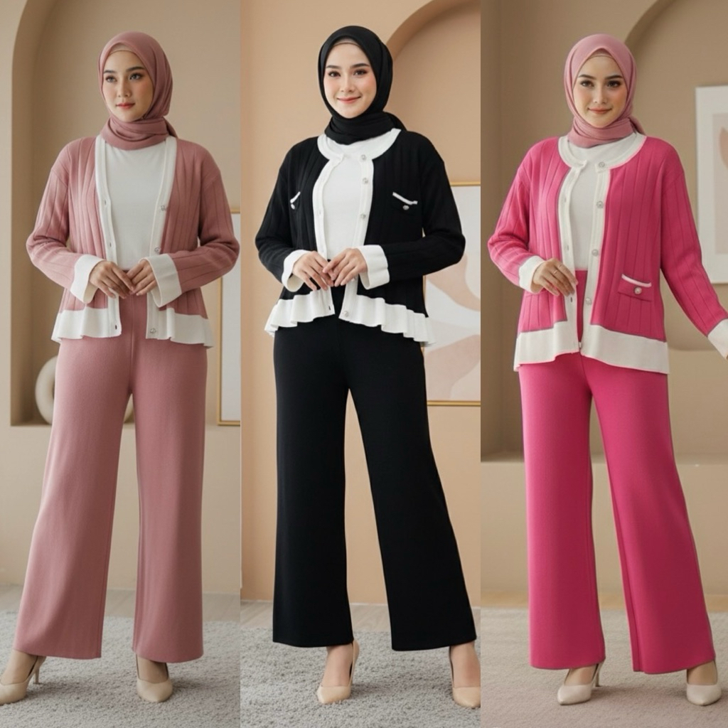 Modern Knitted terno Sets - Knitted Co Ords | Shopee Philippines