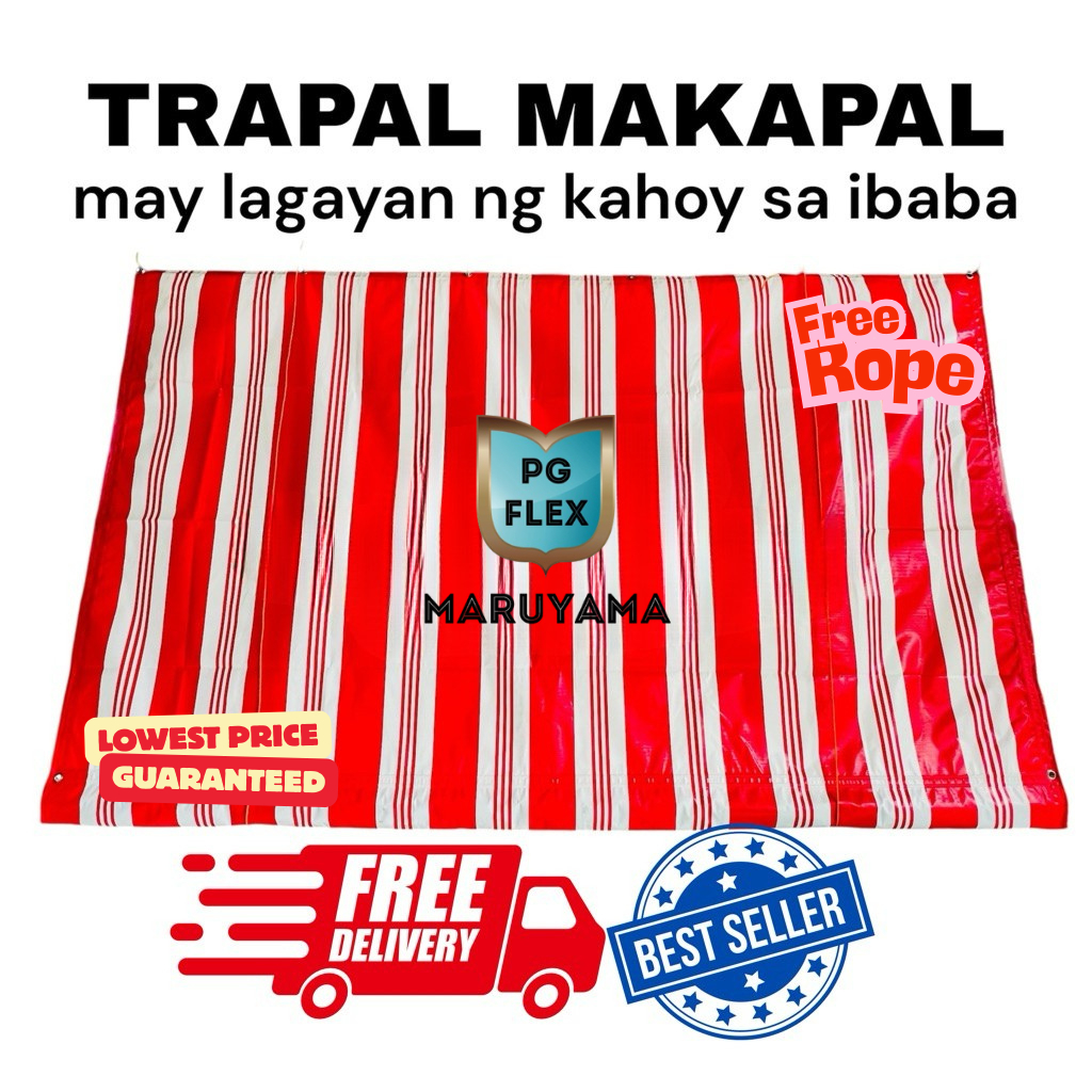 Roll Up Roll Down Rubberized Lona Trapal Tarpaulin Tolda Makapal ...