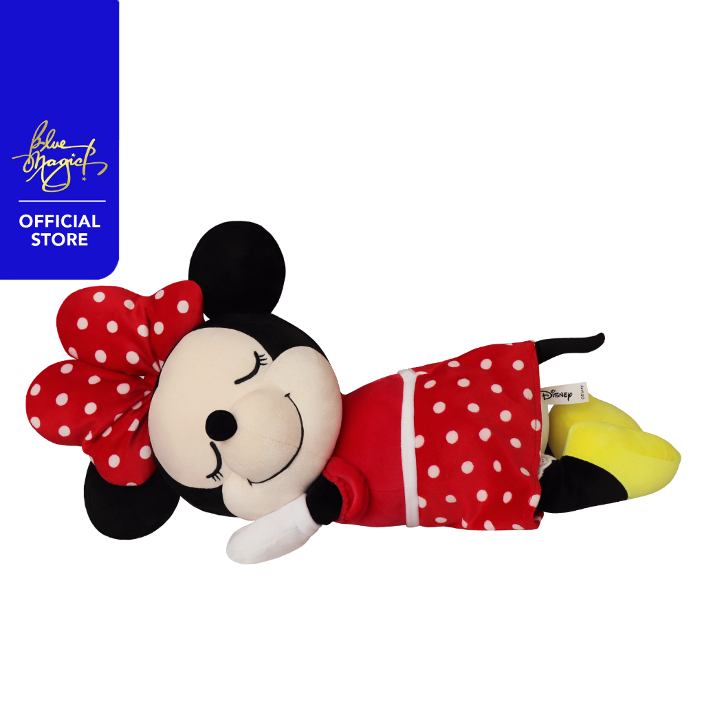 Blue Magic Minnie Mouse Lying Stuffed Toy | Shopee Philippines
