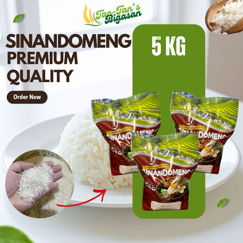 Premium Quality Sinandomeng Rice 5kg | Aromatic | Shopee Philippines
