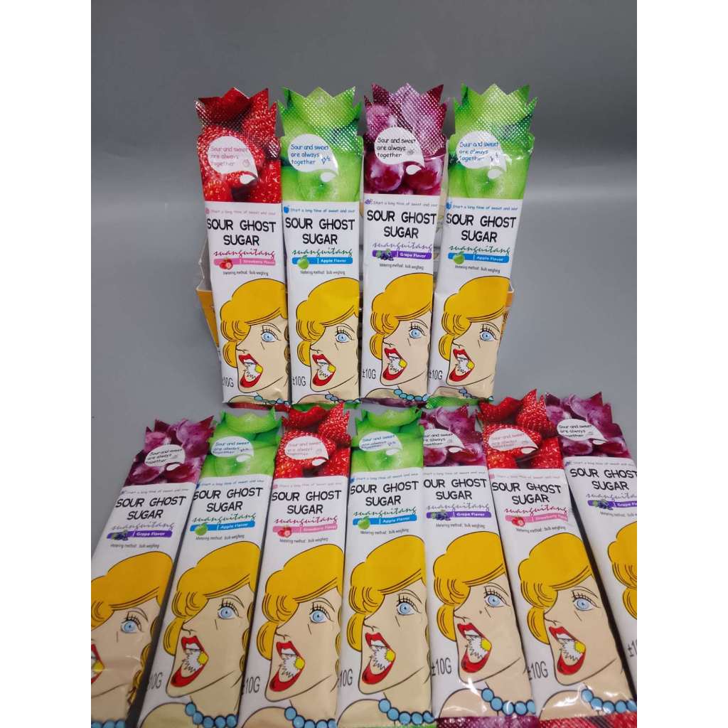sour ghost sugar candy 30pcs/loot Bags/Paninda | Shopee Philippines