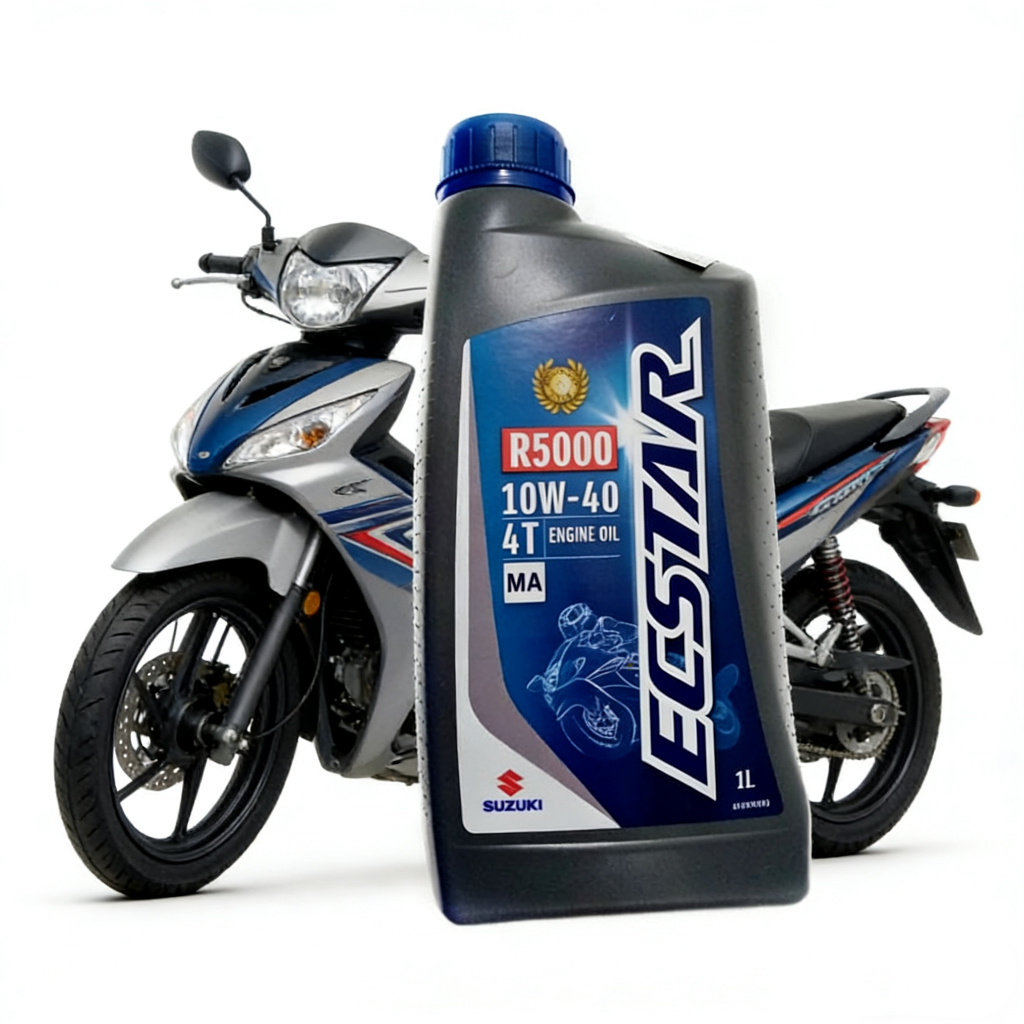 Suzuki Genuine Oil MA ECSTAR API SL SAE 10W-40 4T ENGINE OIL1L | Shopee ...