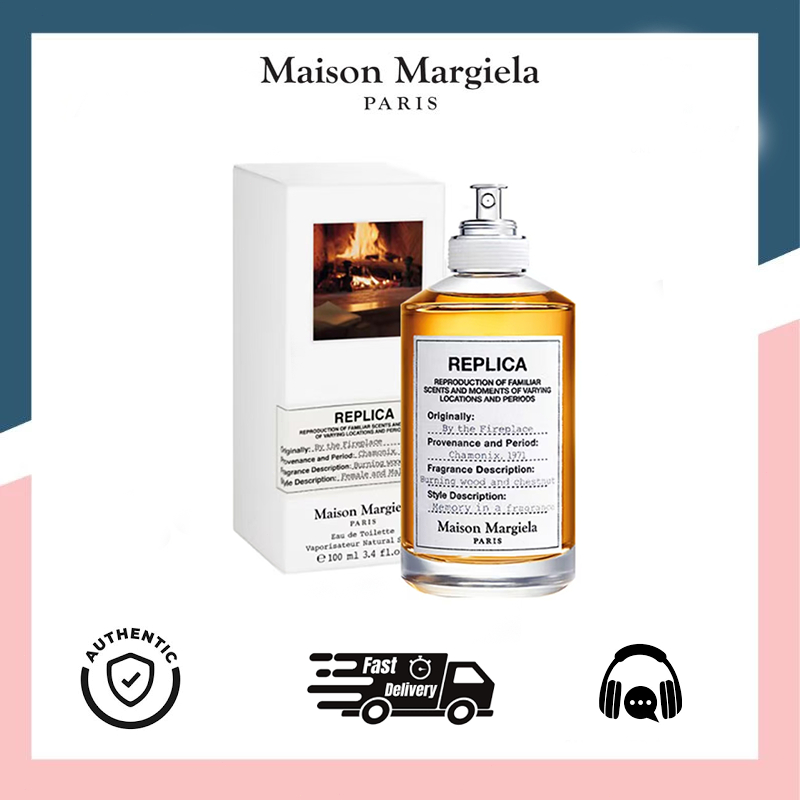 【100% original】 Maison Margiela By the Fireplace Perfume Woody Notes ...