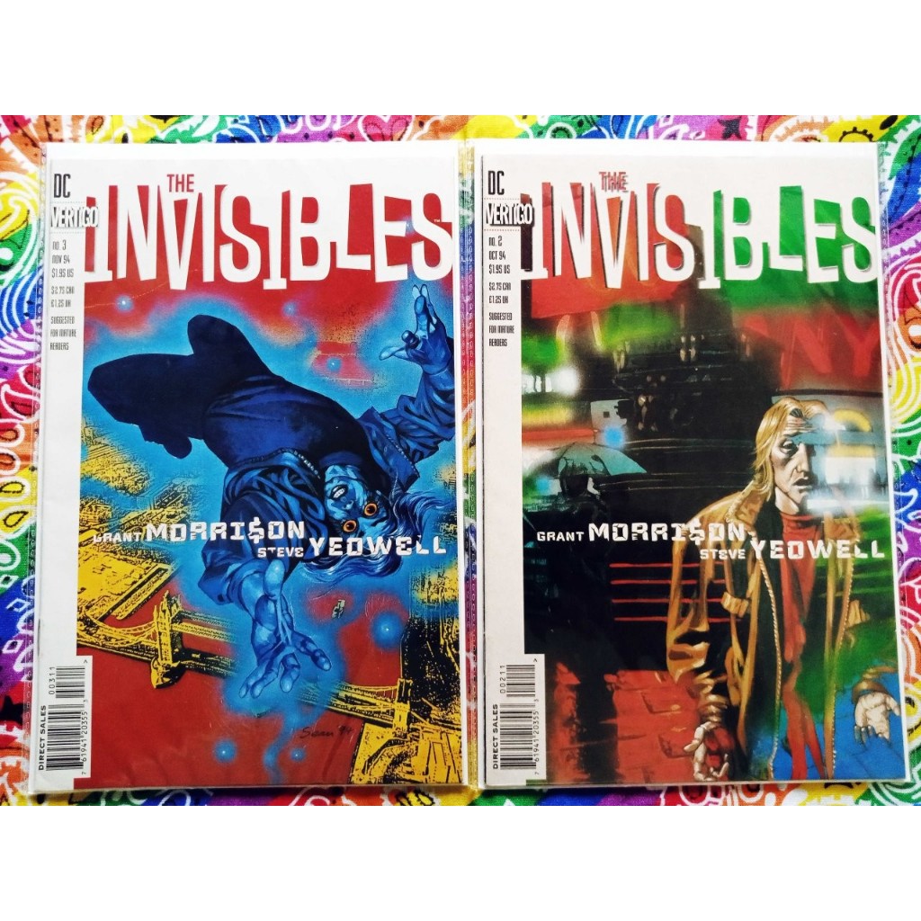 𝗧𝗛𝗘 𝗜𝗡𝗩𝗜𝗦𝗜𝗕𝗟𝗘𝗦 2-3 Vertigo DC Comics 【60+% OFF】 FN 1994 Superhero book ...