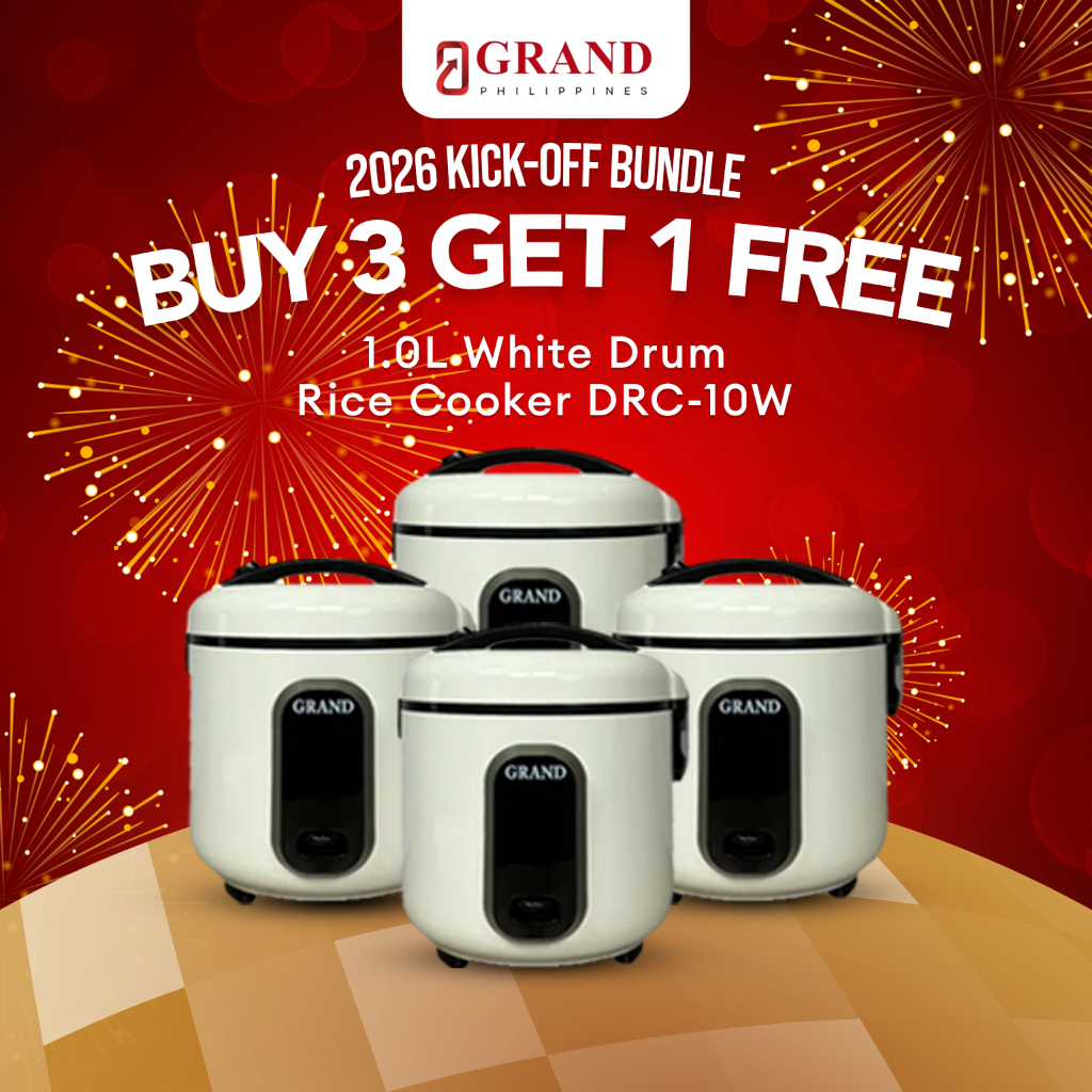 GRAND 2026 Kick Off Sale Rice Cooker Bundle: Buy 3, Get 1 FREE (4pcs ...