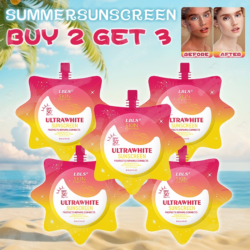 Buy 2 Get 3】LBLS Ultra White Sunscreen Whitening Sunblock UVA/UVB SPF ...