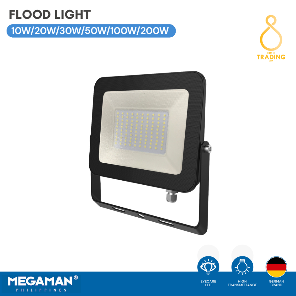 Megaman LED Flood Light 3010 10W/20W/30W/50W/100W 65K Daylight IP65 ...