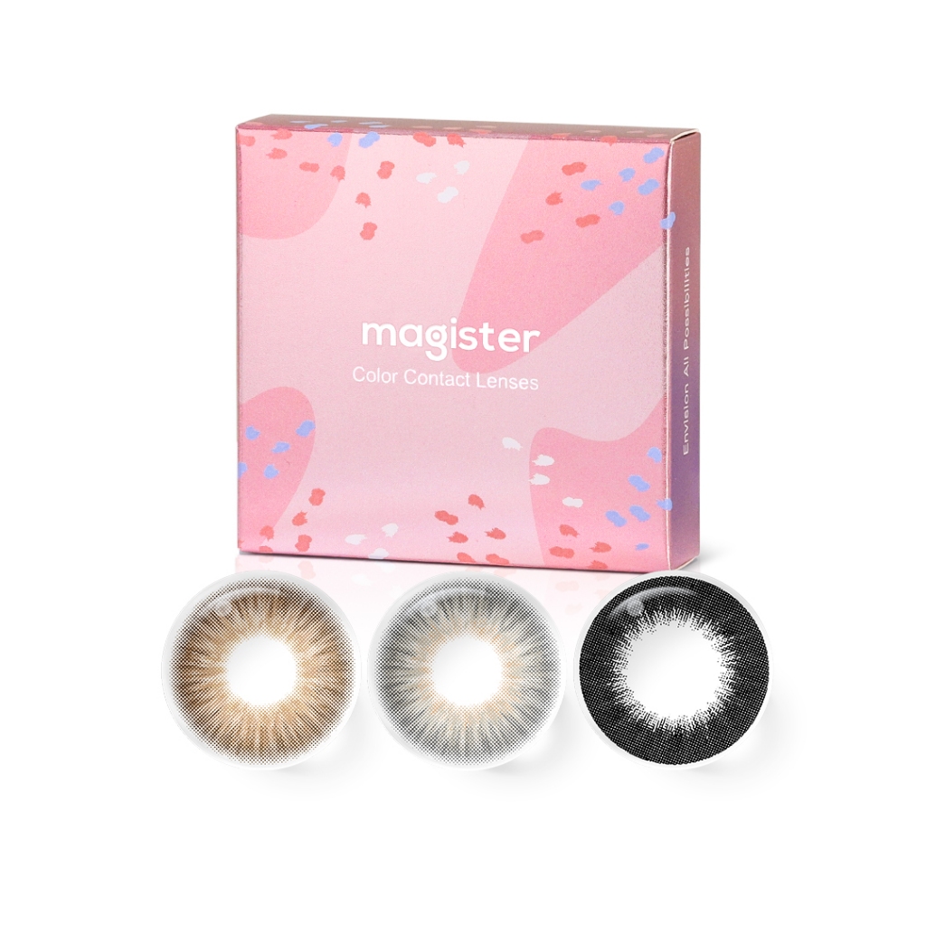 Magister Contact Lenses OMG Brown Gray Black Contact Lens With Grade ...