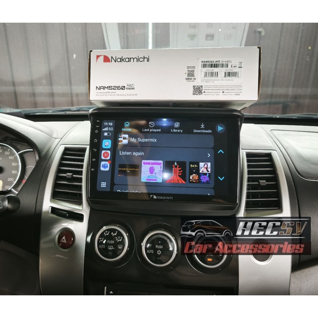 Montero APPLE CARPLAY ANDROID AUTO w Panel Head Unit Touchscreen 2009 ...