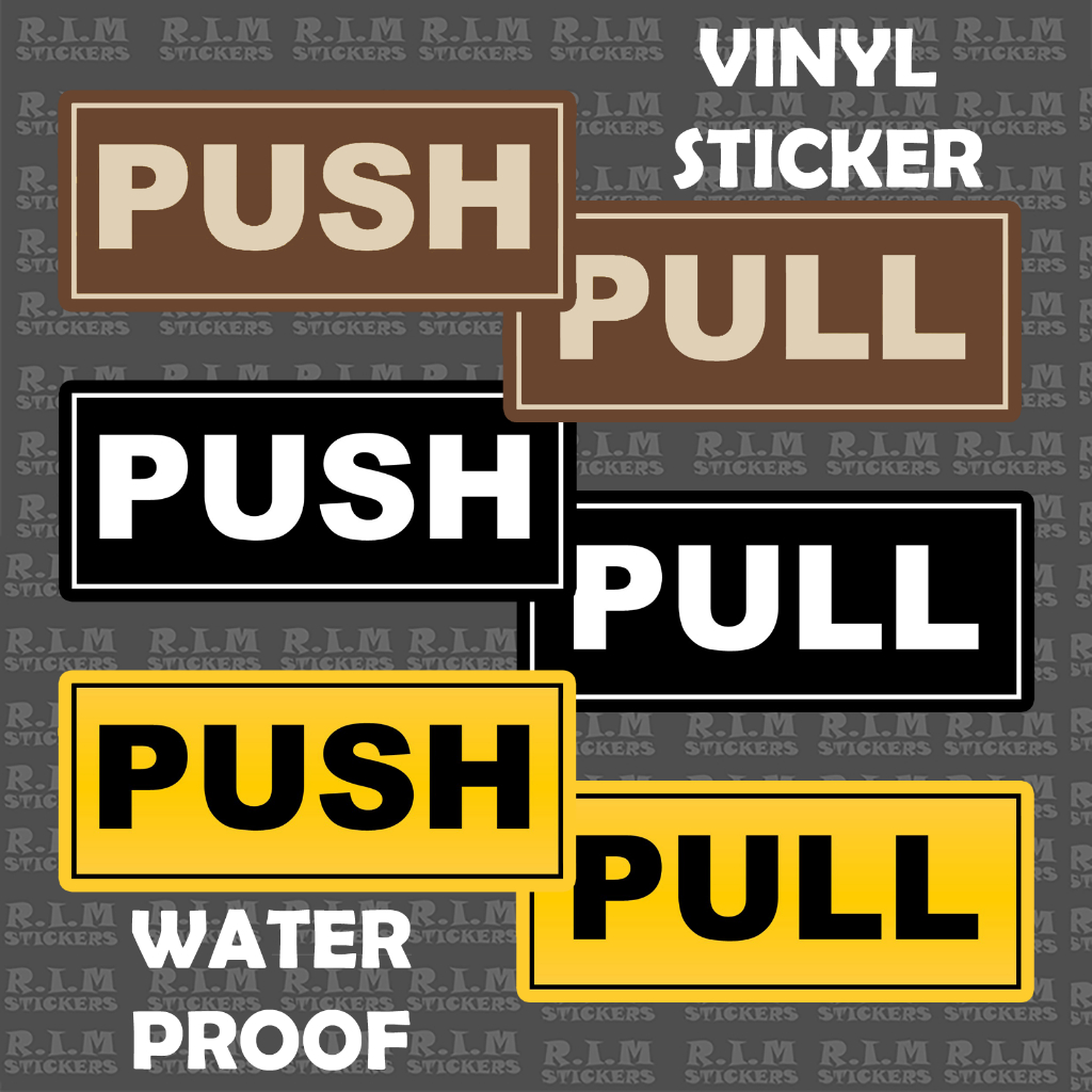 Shop pull and push signage for Sale on Shopee Philippines