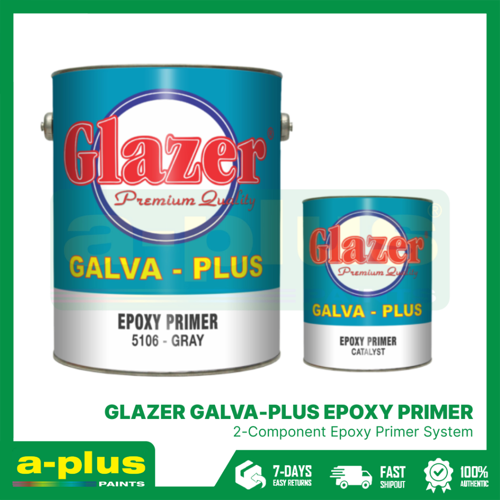 A-Plus Glazer Galva-Plus® Epoxy Primer 4L with Catalyst - Anti ...
