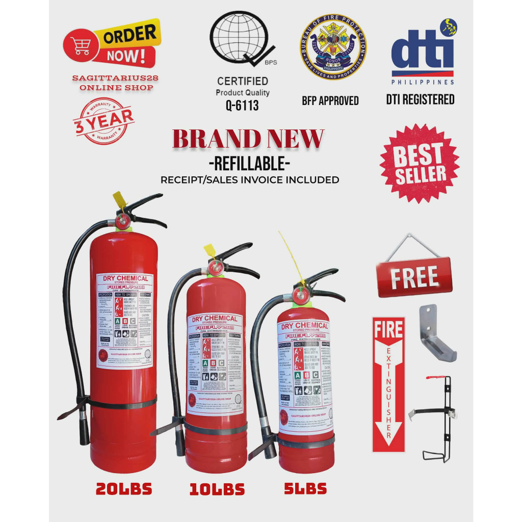 Shop fire extinguisher 10 lbs for Sale on Shopee Philippines
