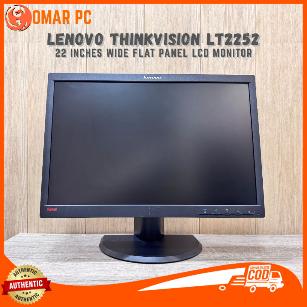 LENOVO THINKVISION LT2252 22 INCHES WIDE FLAT PANEL LCD MONITOR ...