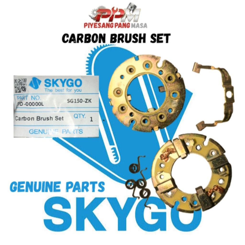 carbon brush set for tmx alpha/euro/rusi/pinoy/ext and skygo motor's ...