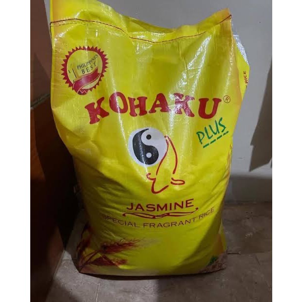 KOHAKU PLUS JASMINE RICE 25kg | Shopee Philippines