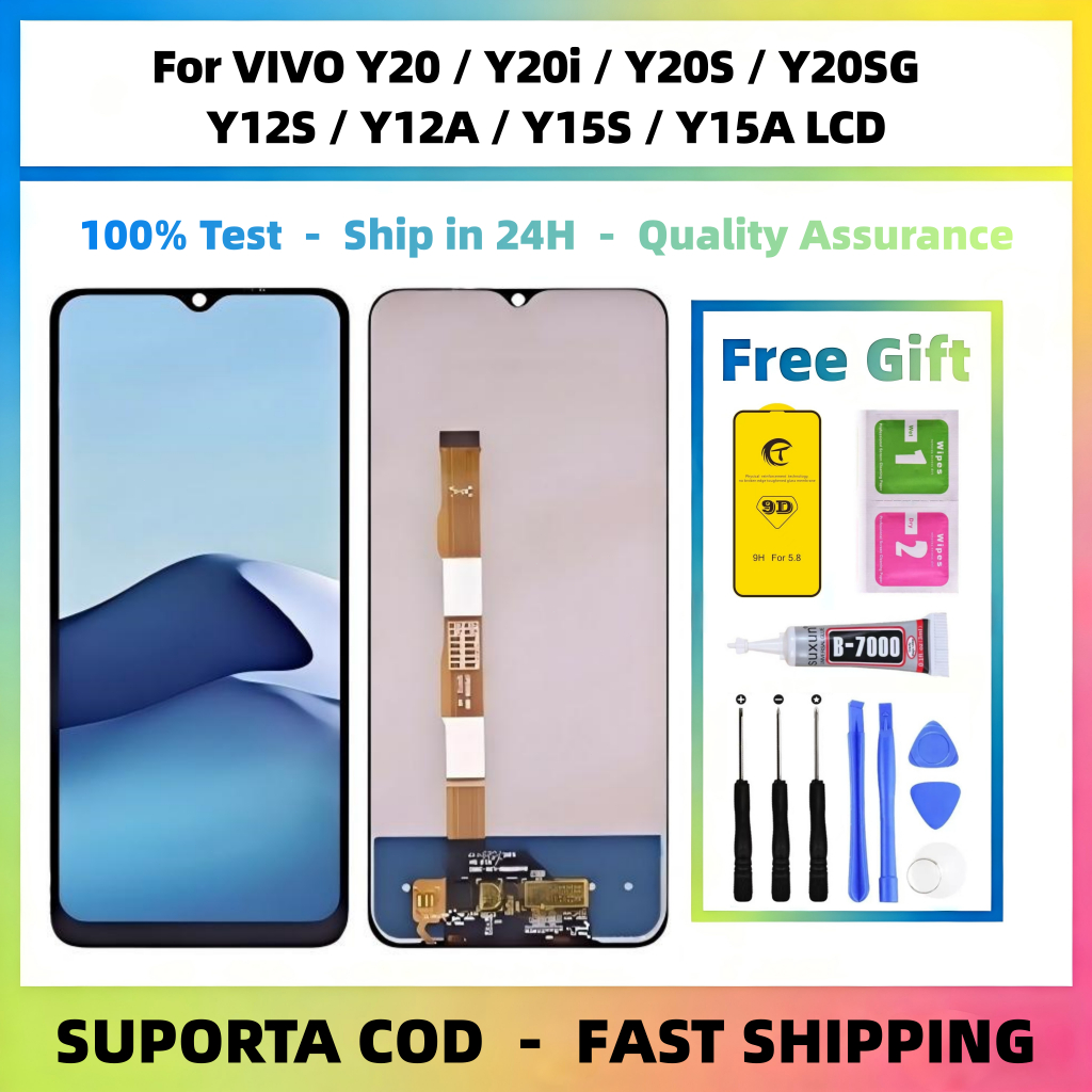 Original LCD For VIVO Y15a Y20Sg Y20i Y20S Y12S Y15s Y12a Y20 Touch ...
