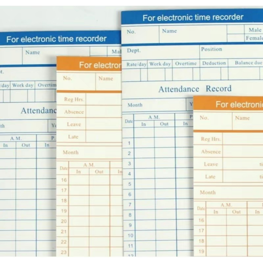 Shop timecard for Sale on Shopee Philippines