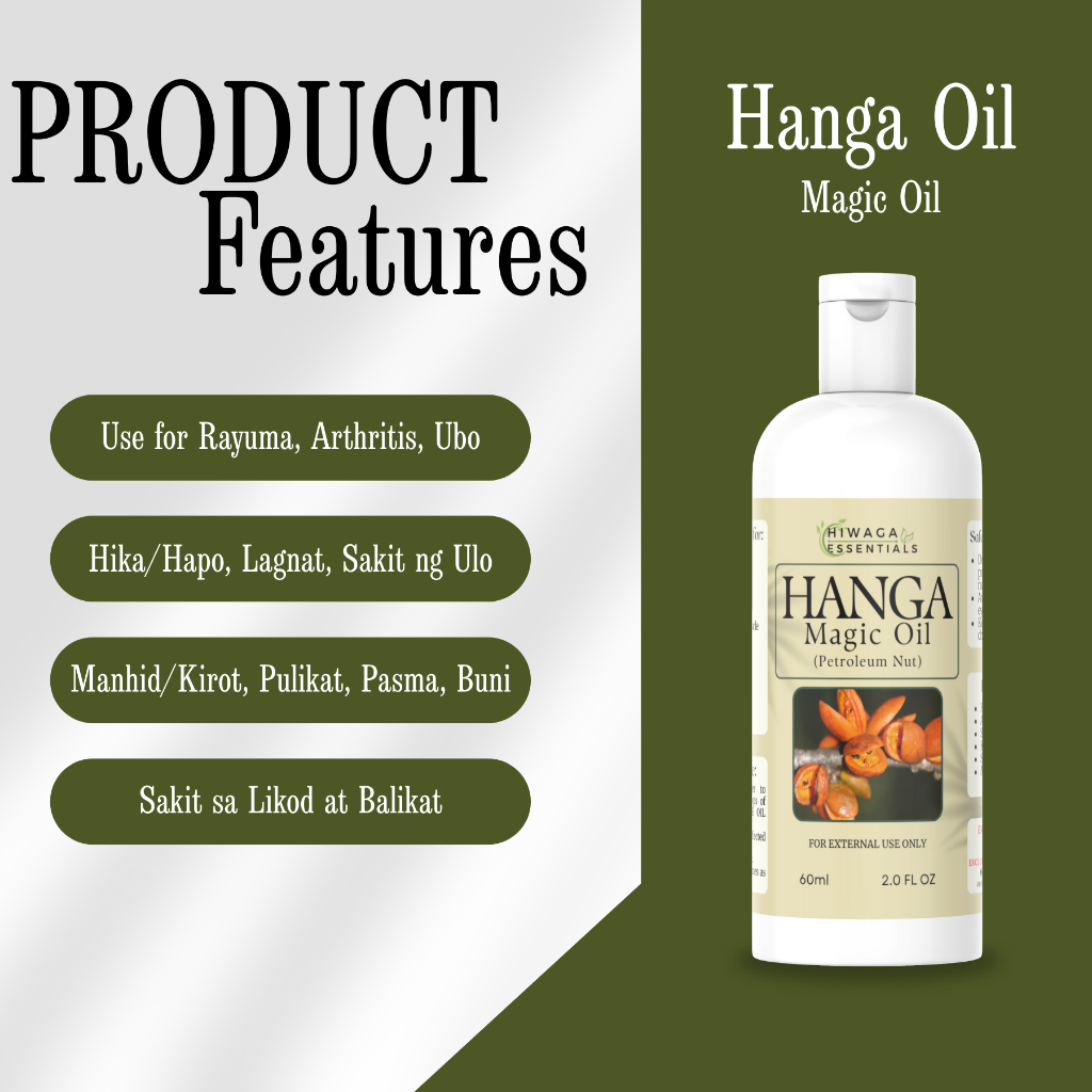 Hiwaga | Natural HANGA Magic Oil | Mabisang Gamot sa Uno at Hika ...
