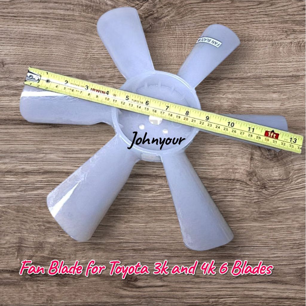 Fan Balde for Toyota 3k and 4k 6 Blades Heavy duty | Shopee Philippines