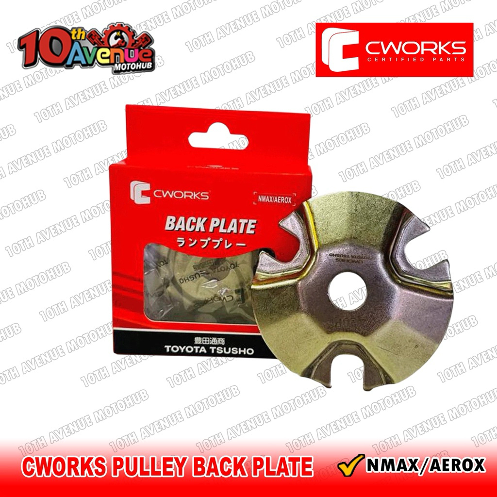 CWORKS BACK PLATE NMAX/AEROX/CLICK/PCX/SPORTY/M3/BEAT | Shopee Philippines