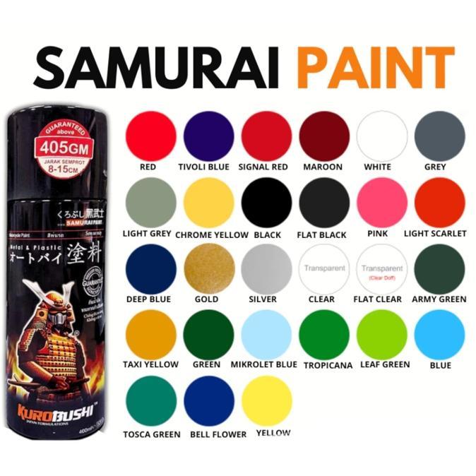 Samurai 400ml Spray Paint with High Gloss and Gasoline Resistance ...