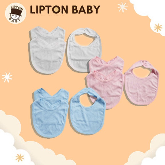Lipton Baby Bib / 3Pcs Per Pack | Shopee Philippines