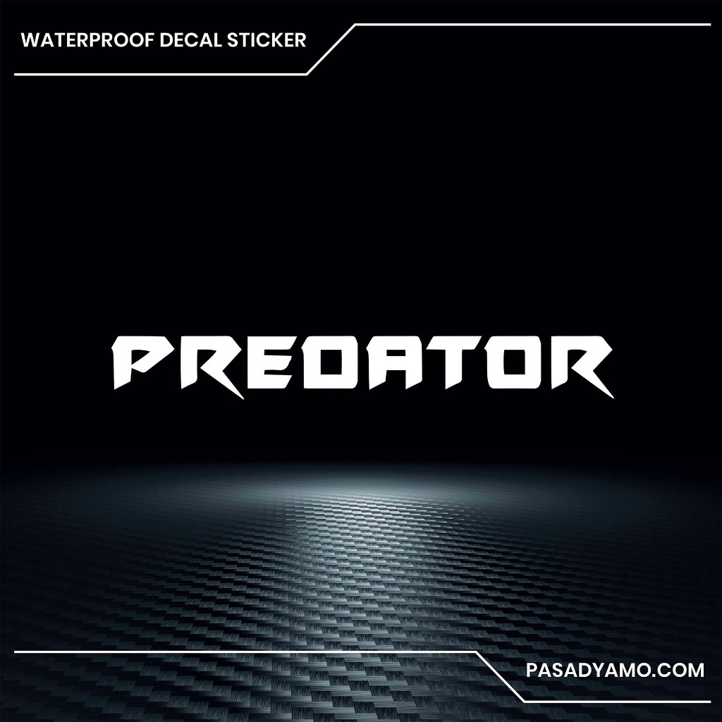 Predator Decal Sticker for Cars Motorcycles Laptops Skateboards 5.5 ...