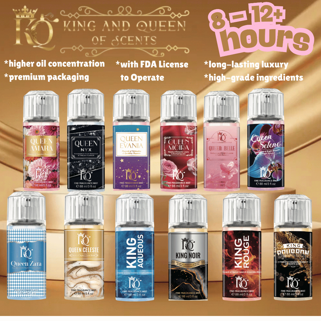King and Queen of Scents Luxurious Perfumes 88ml Long Lasting ...