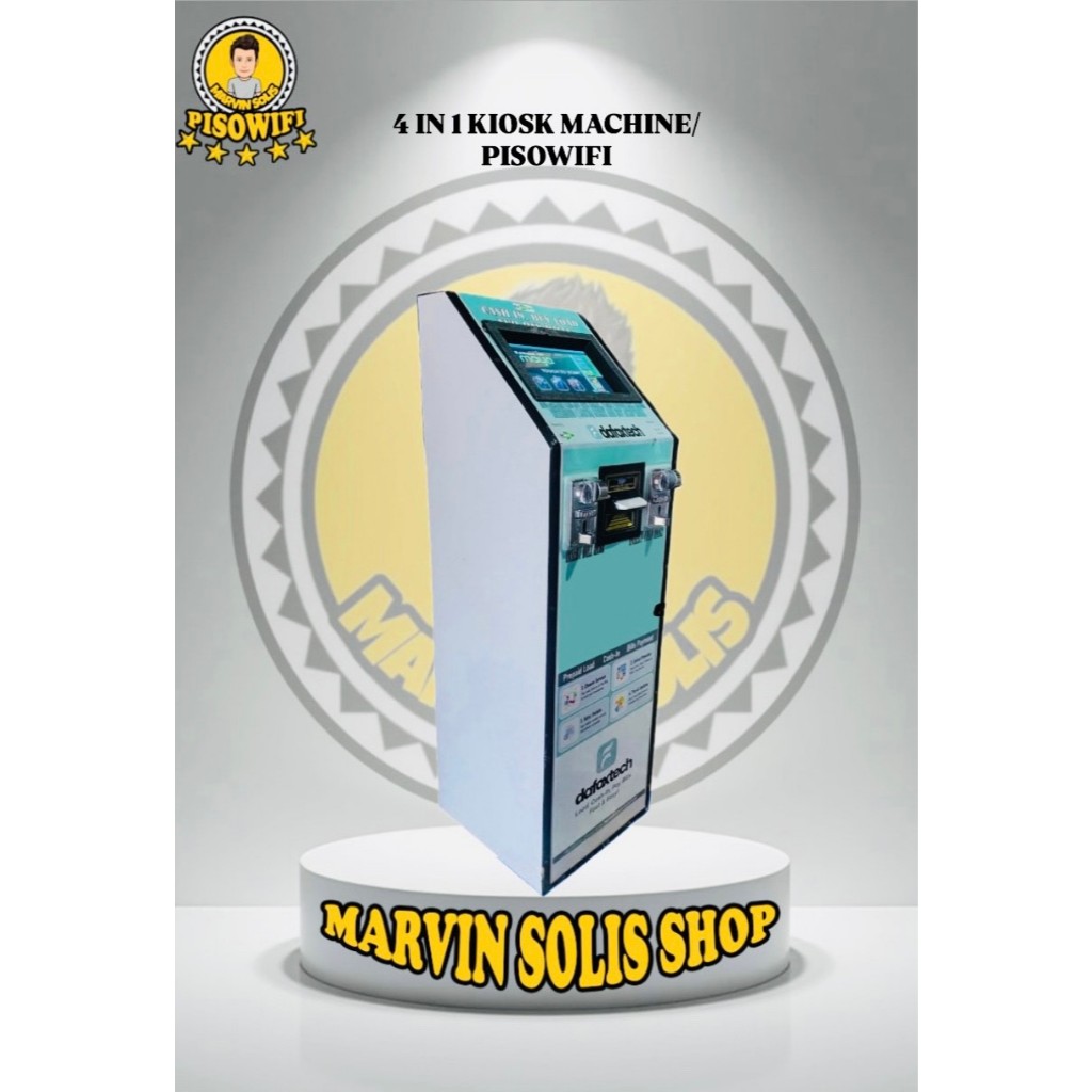 4 IN ONE DAFOXTECH KIOSK MACHINE FOR ELOADING/CASH IN/BILLS PAYMENT ...