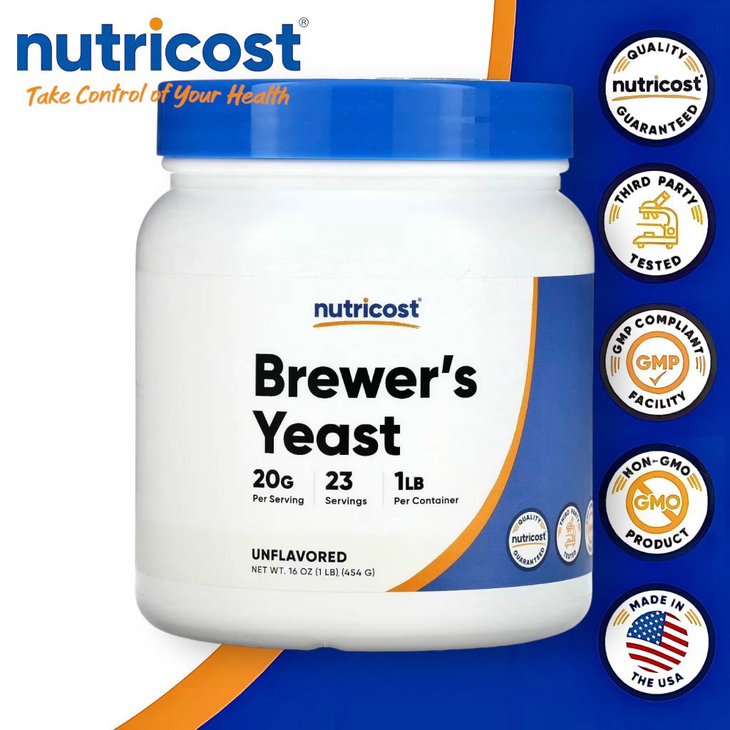 Nutricost, Brewer's Yeast, Unflavored, 16 oz (454 g) | Shopee Philippines