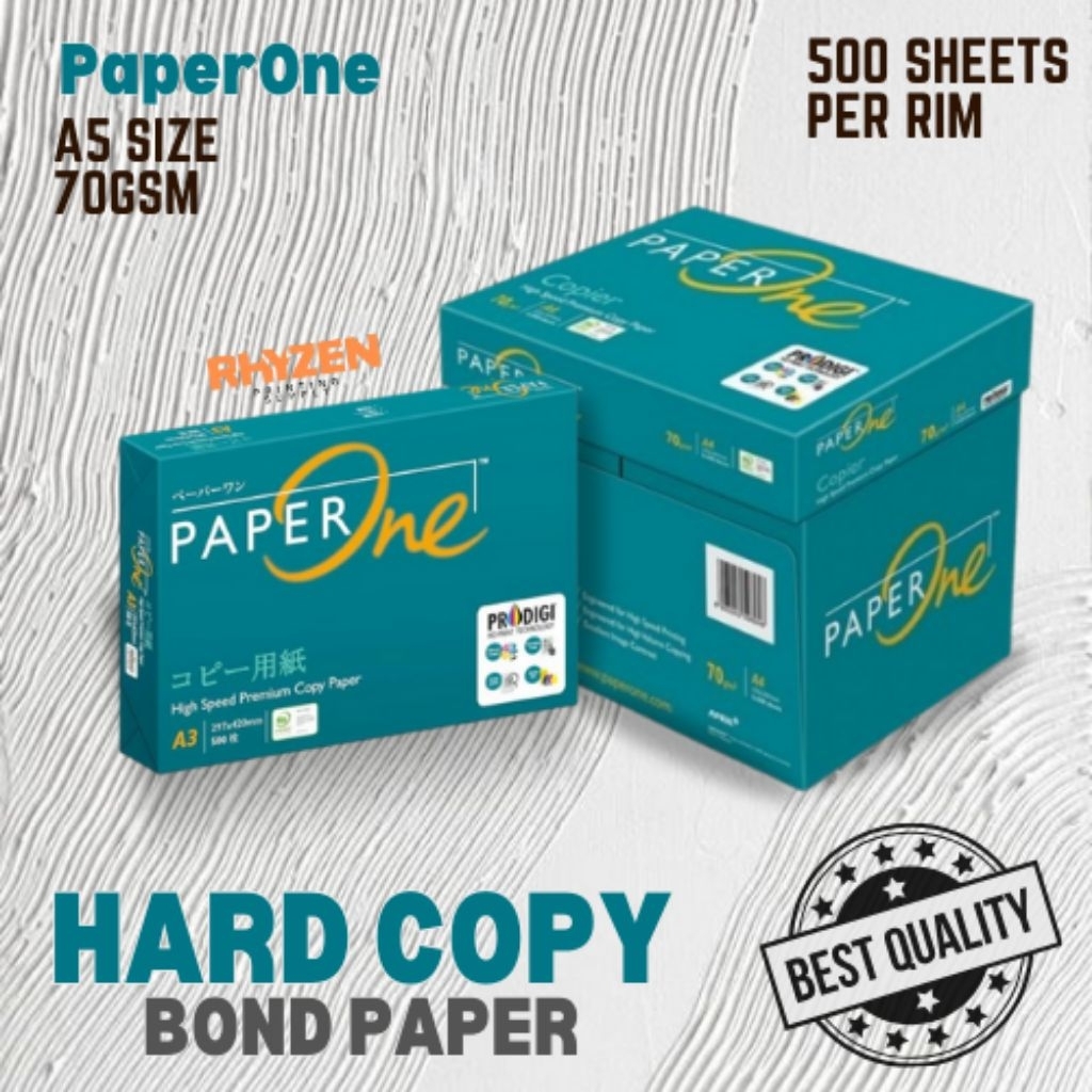 A5 PaperOne Sold Per Ream 500pcs 70gsm | Shopee Philippines
