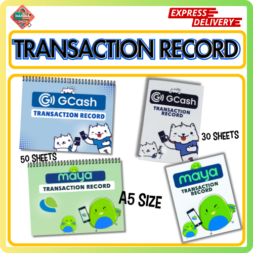 GCASH/MAYA TRANSACTION BOOKLET | Shopee Philippines
