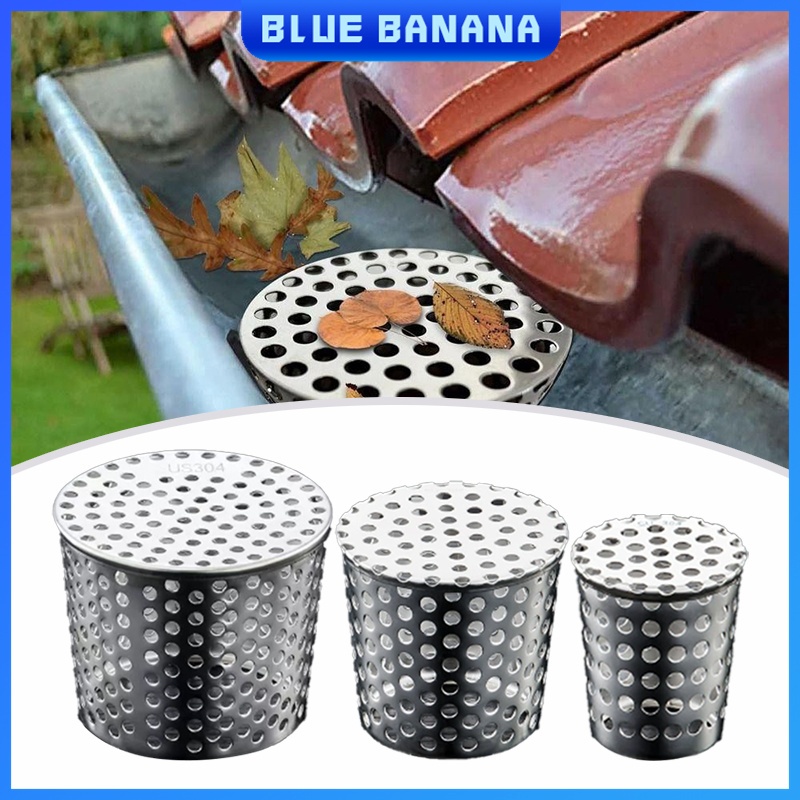Stainless Steel Rooftop Drain Pipe Mesh Screen Cover Anti-blocking Side ...