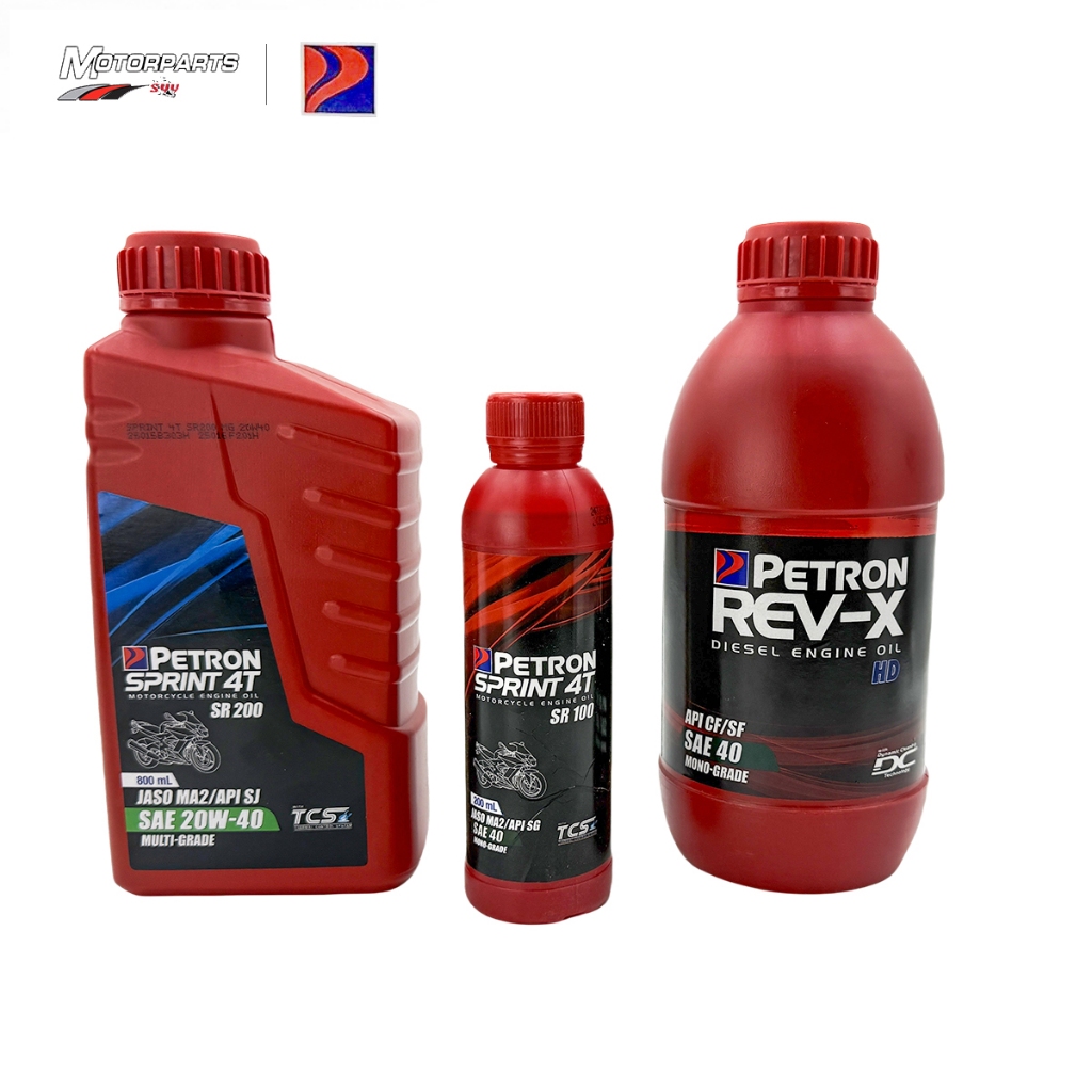 Petron OIL for Motorcycle FORK OIL 200ml and 1 Liter 2T,SAE40 800ML ...