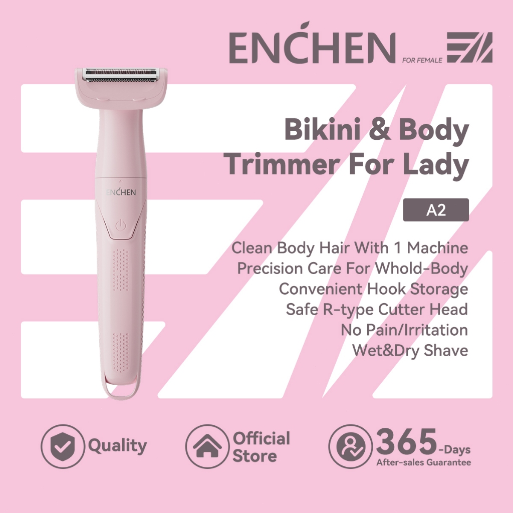 ENCHEN Bikini & Body Trimmer For Lady A2 Women's Hair Removal Electric ...